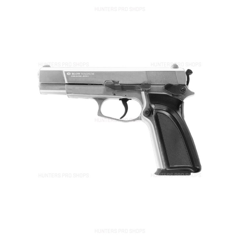 Pistola Fogueo Blow Magnum Shinny Chrome Hunters Pro Shops